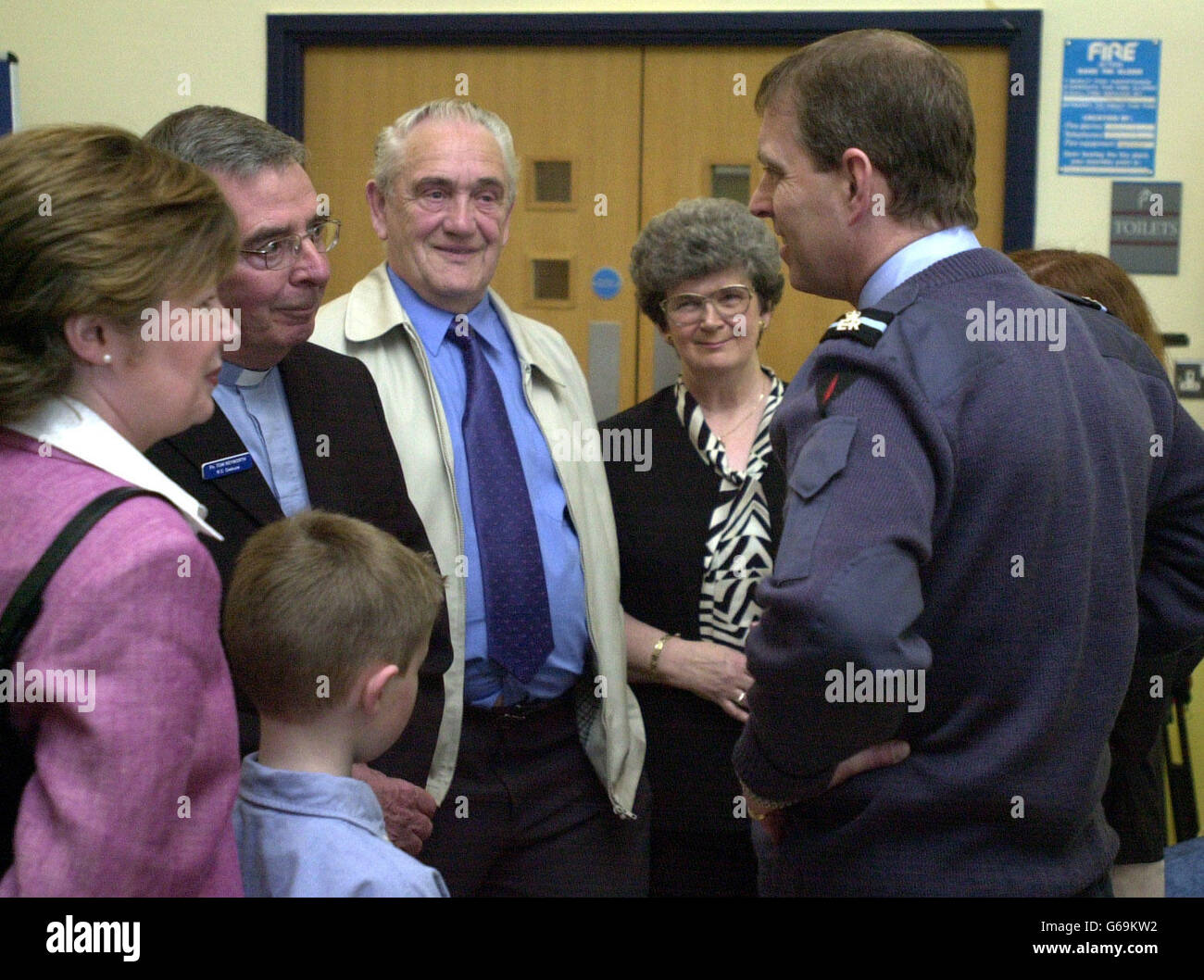 Prince Andrew visits RAF Lossiemouth Stock Photo - Alamy