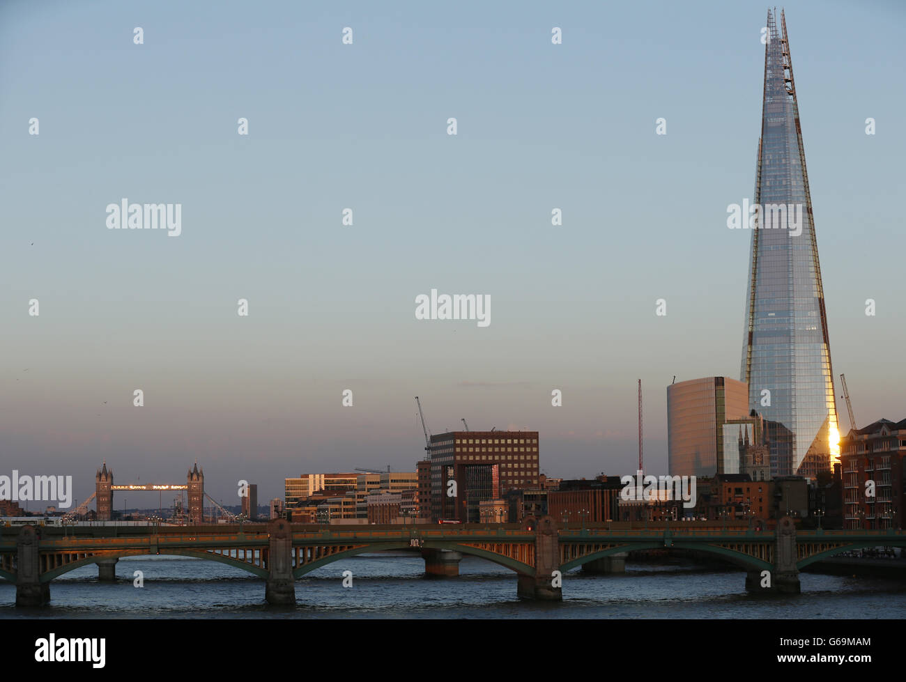 London at Dusk Stock Photo - Alamy