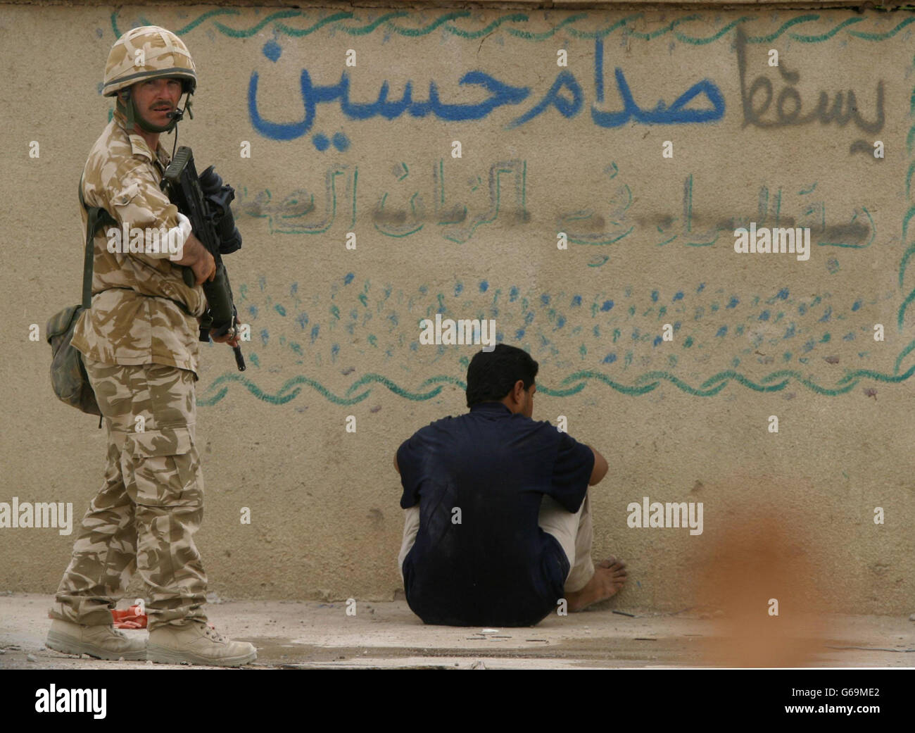 Arrests and vehicle searches by British troops continue in the area ...