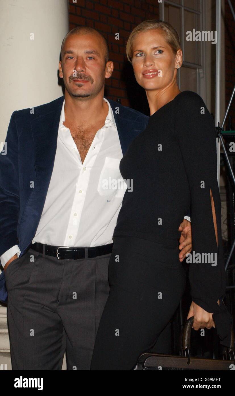 Football charity cathryn white cooper gianluca vialli hi-res stock ...