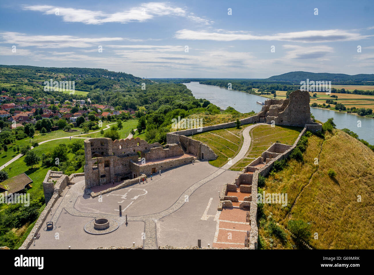 Devin castle in Slovakia Stock Photo - Alamy