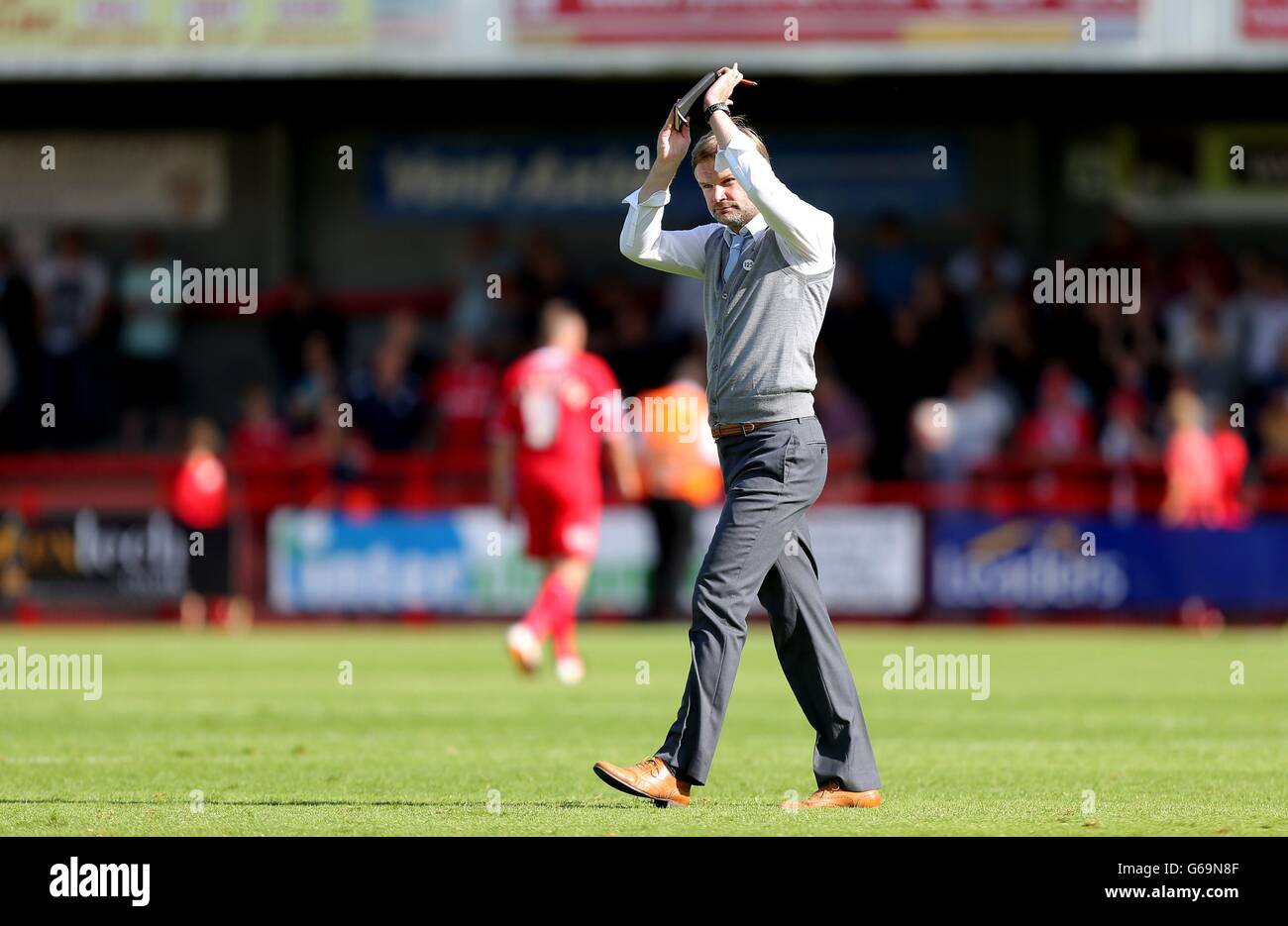 Broadfield stadium fans hi-res stock photography and images - Alamy