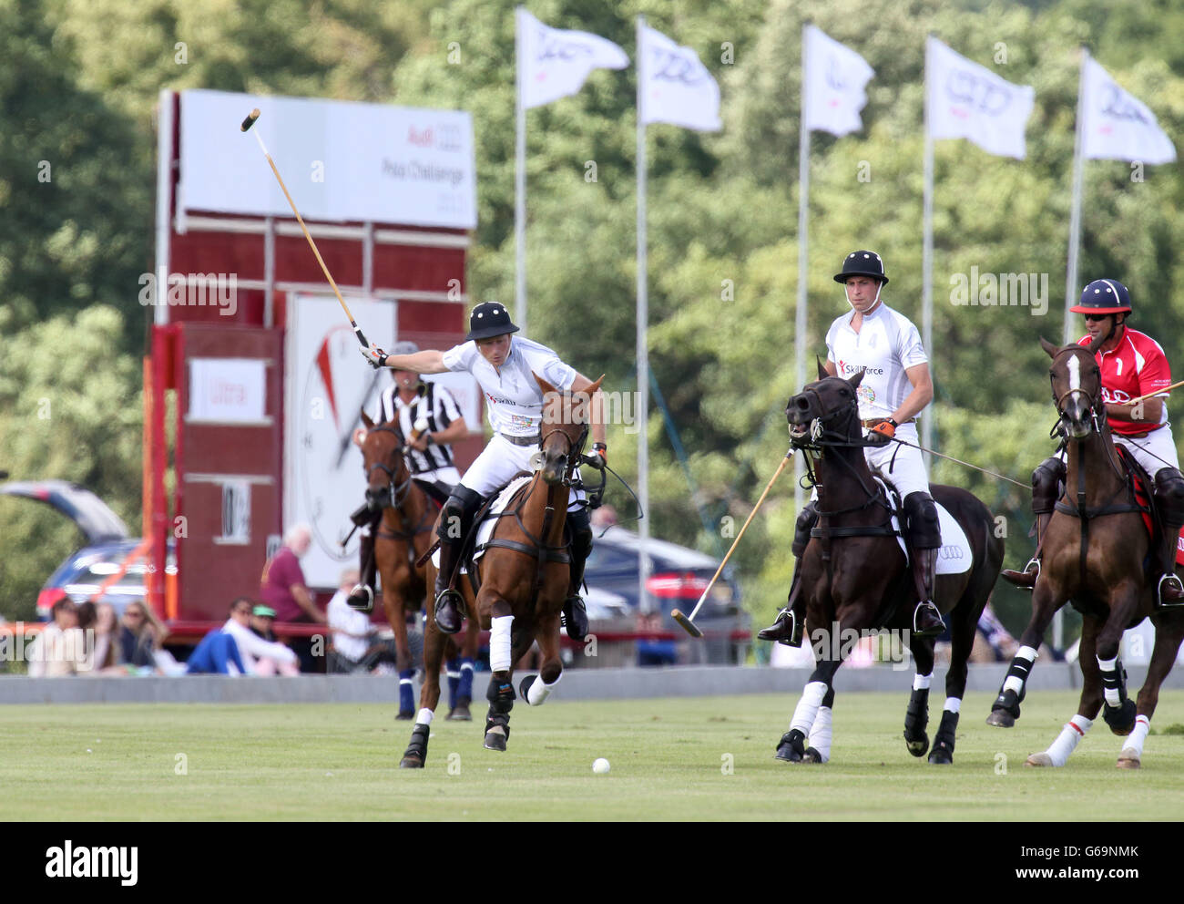 William and Harry Polo Stock Photo - Alamy