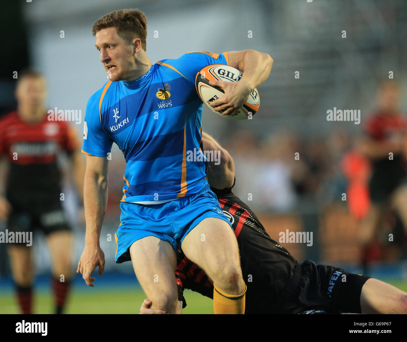 London Wasps' Sam Egerton during Group C match of the J.P. Morgan Asset ...