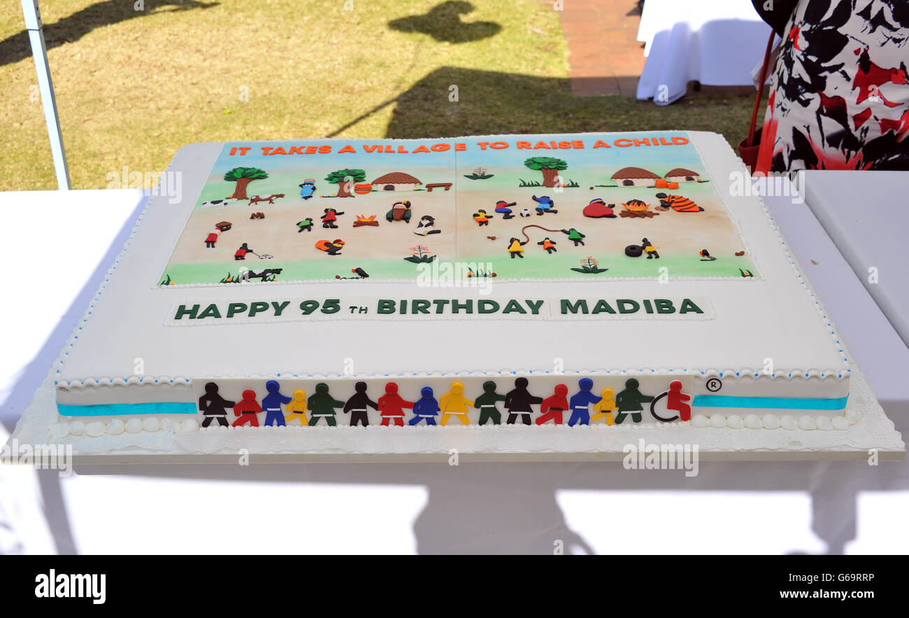 Nelson mandela children fund celebration hi-res stock photography and ...