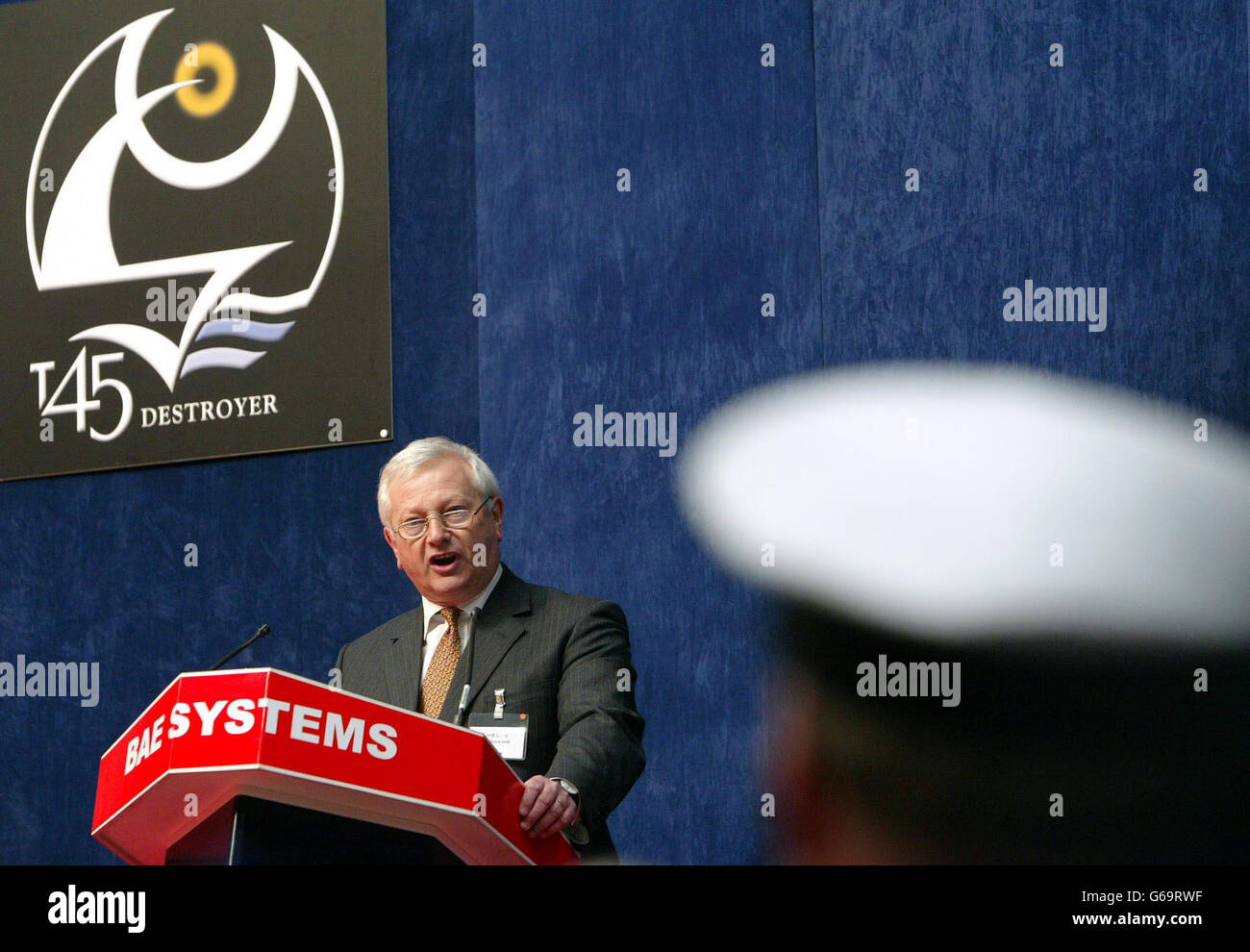Lord Bach (Minister for Defence Procurement) announcing the start of ...