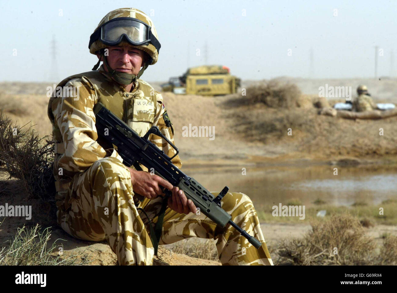 British Troops in Iraq Stock Photo - Alamy