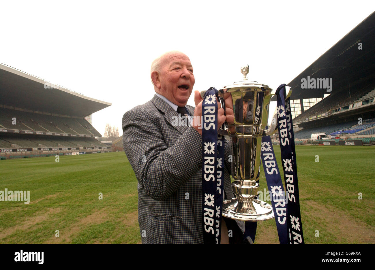 Karl Mullen captain of the last Irish grand slam winning team, in 1948 ...