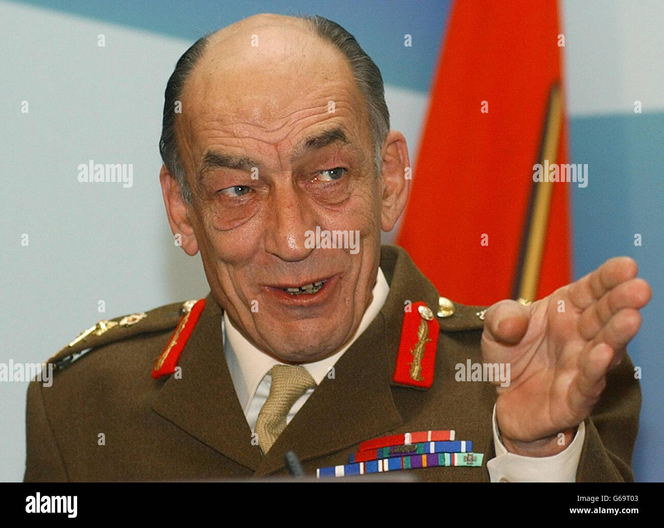 Sir General Michael Jackson Stock Photo - Alamy