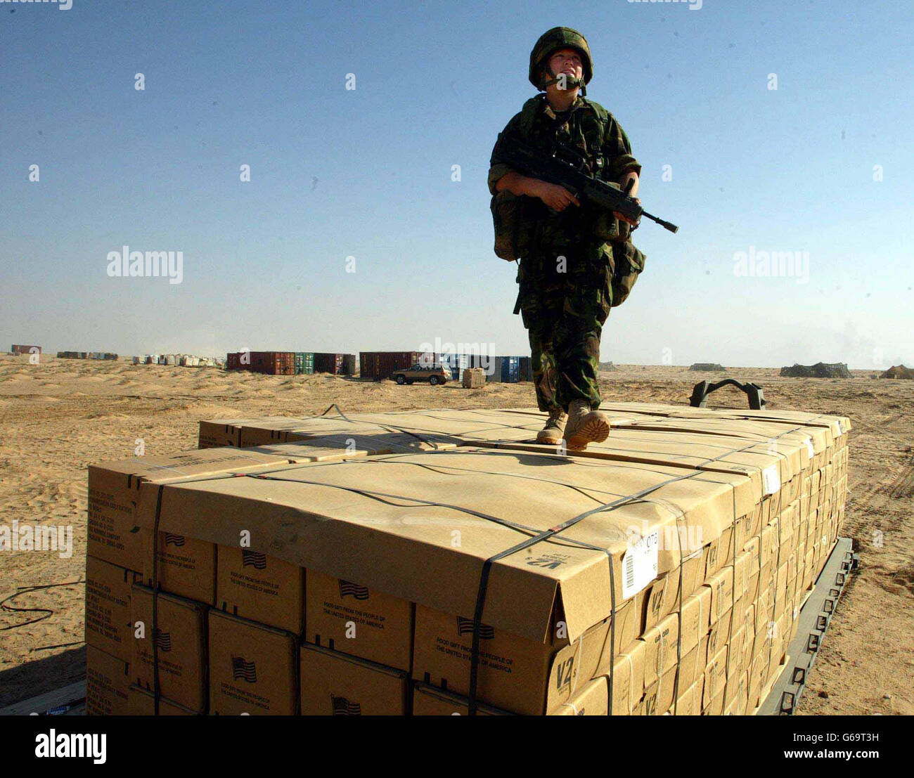 British Forces in Kuwait Stock Photo - Alamy