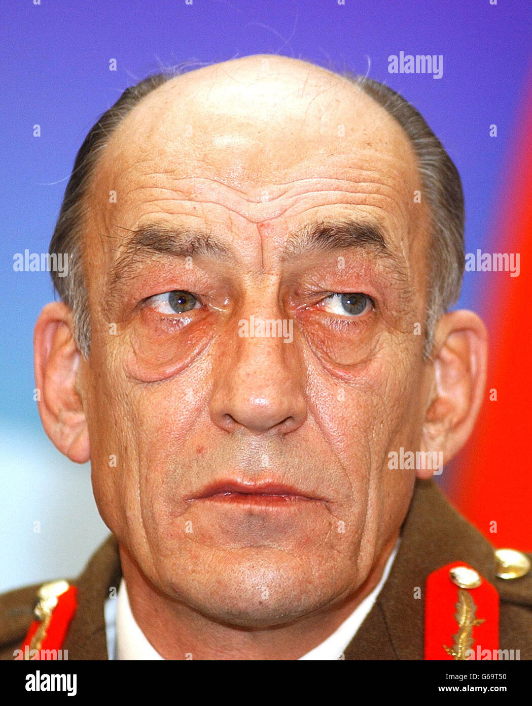 General Jackson Iraq Press Conference Stock Photo - Alamy