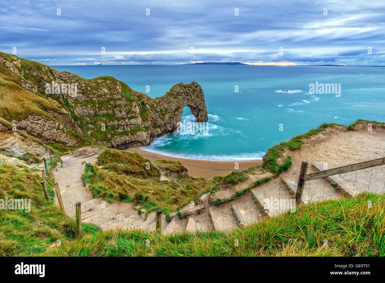 View of the Durdle Door Stock Photo - Alamy