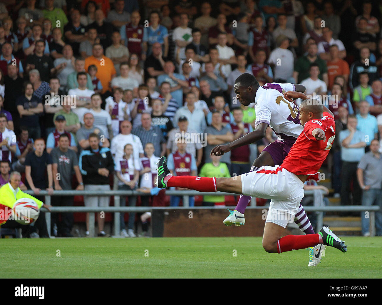 Soccer - Friendly - Crewe Alexandra v Aston Villa - The Alexandra ...