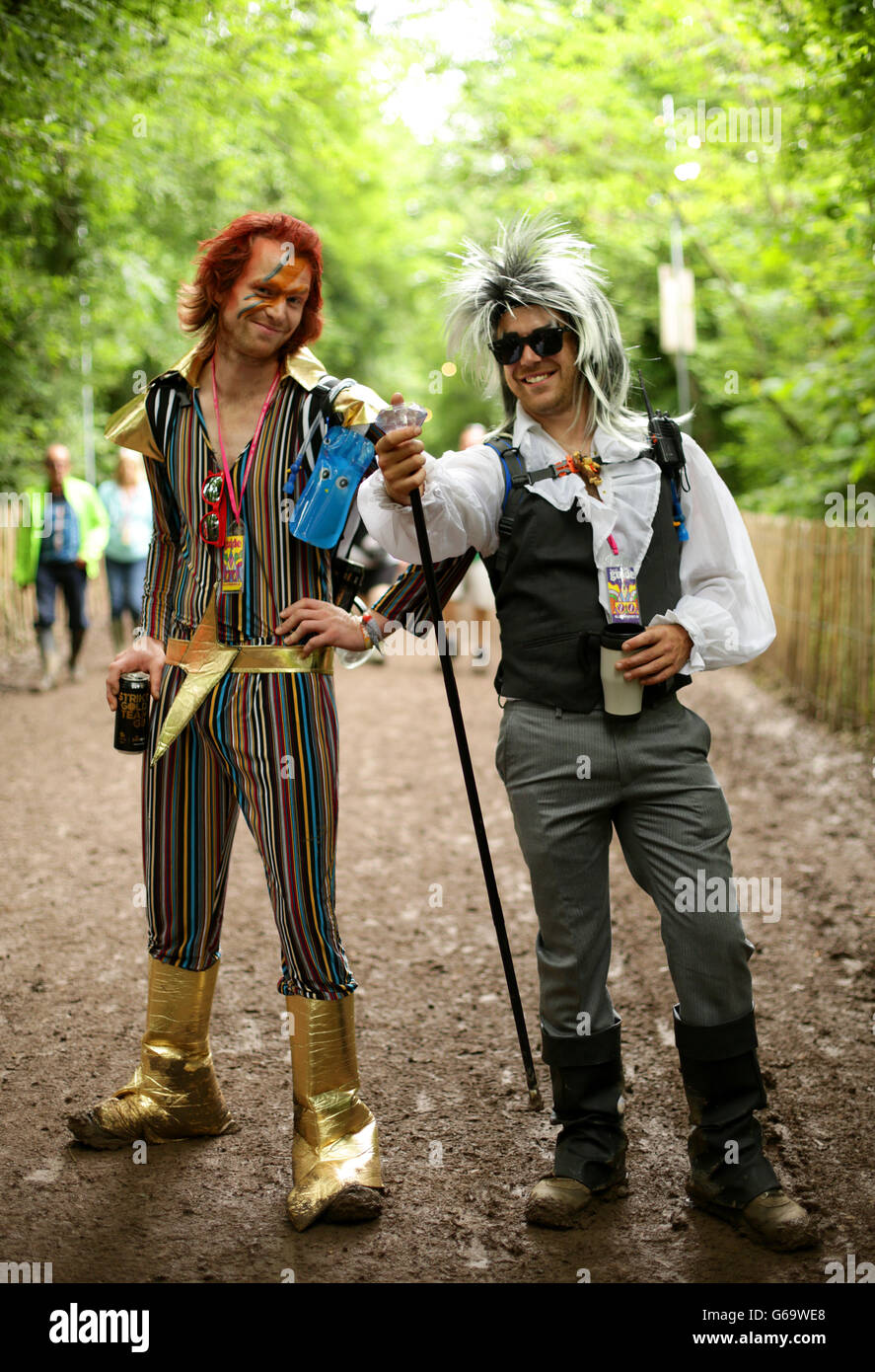 David Bowie Fans Neil Atkinson (left) and Joshua Snailes from Cumbria ...