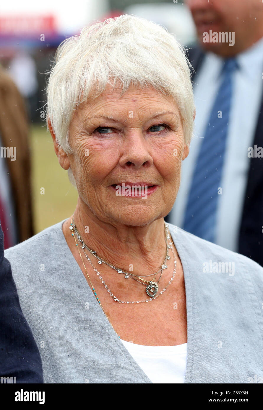 Dame Judi Dench at the 132nd Sandringham Flower Show at Sandringham ...