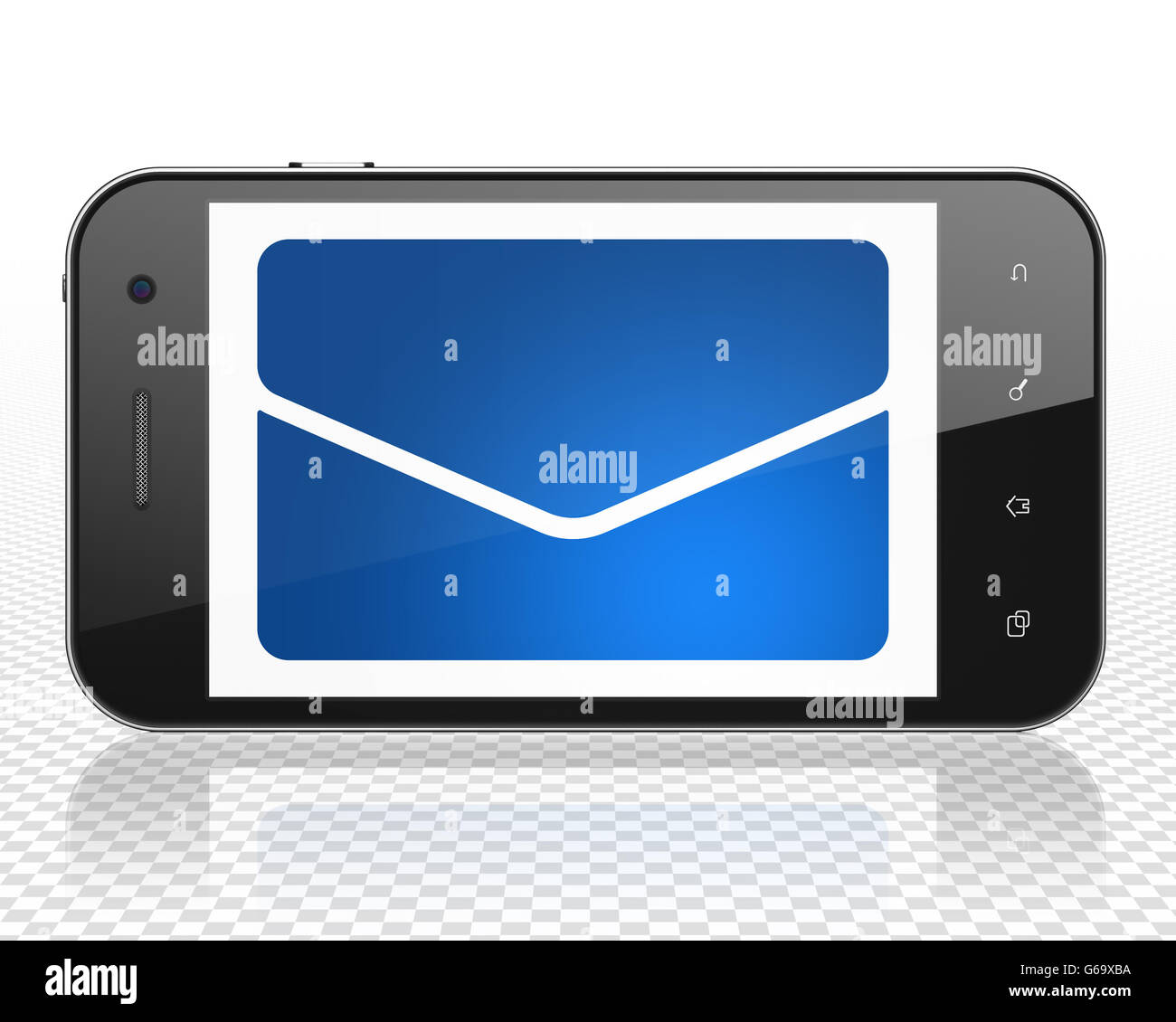 Business concept: Smartphone with Email on display Stock Photo - Alamy