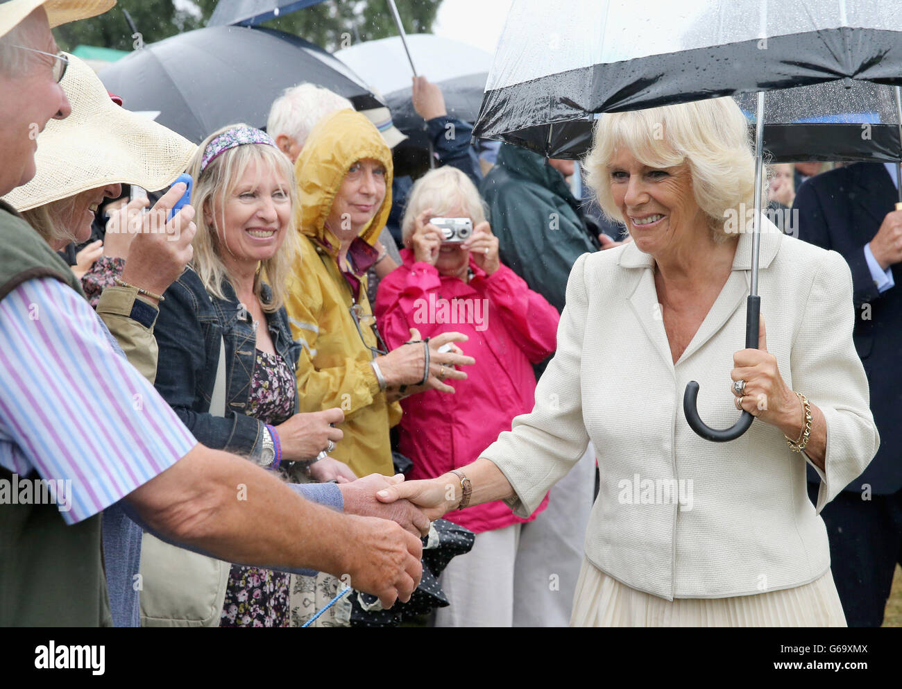 Royal visit to the Sandringham Flower Show Stock Photo - Alamy