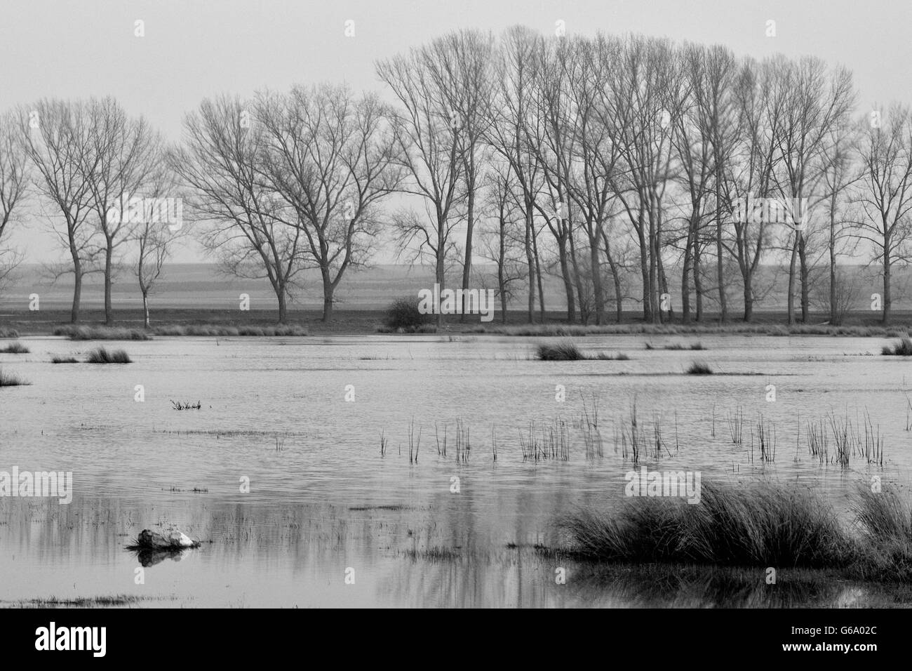 The gap in Laguna Rodrigo (Segovia), Spain Stock Photo - Alamy