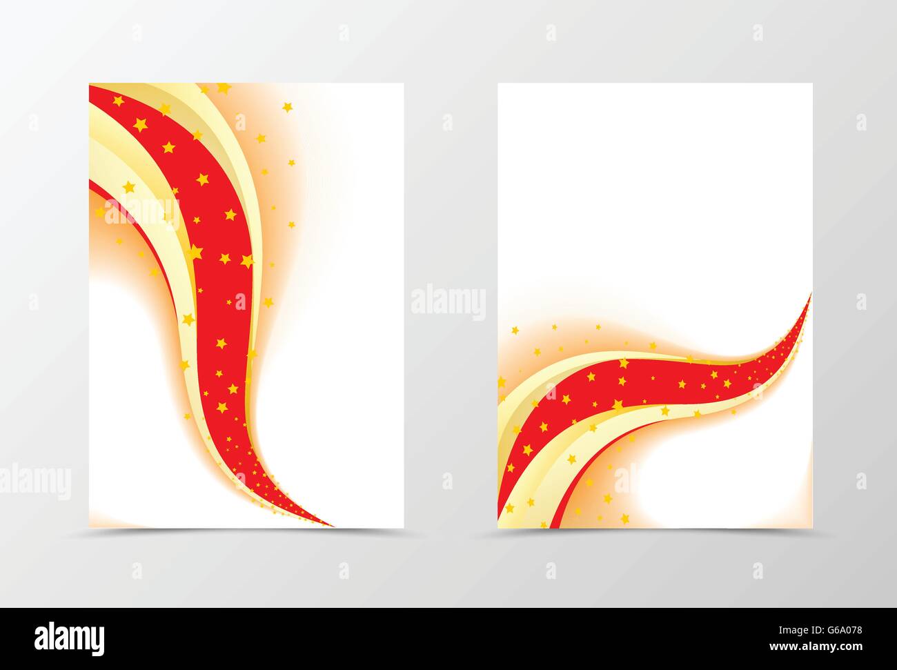 Stars flyer template design Stock Vector Image & Art - Alamy