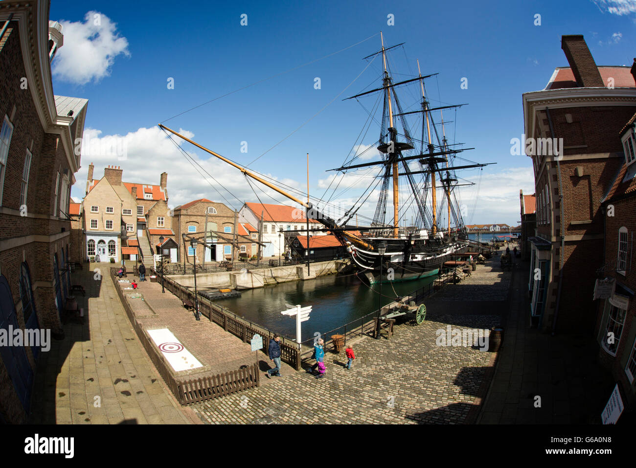 UK, County Durham, Hartlepool Maritime Experience, HMS Trincomalee, 200 ...