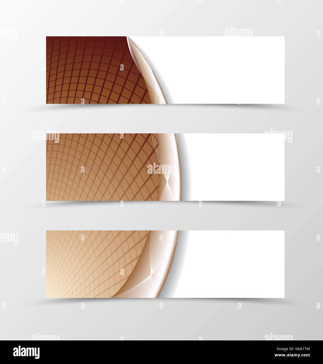 Set of banner grid design Stock Vector Image & Art - Alamy