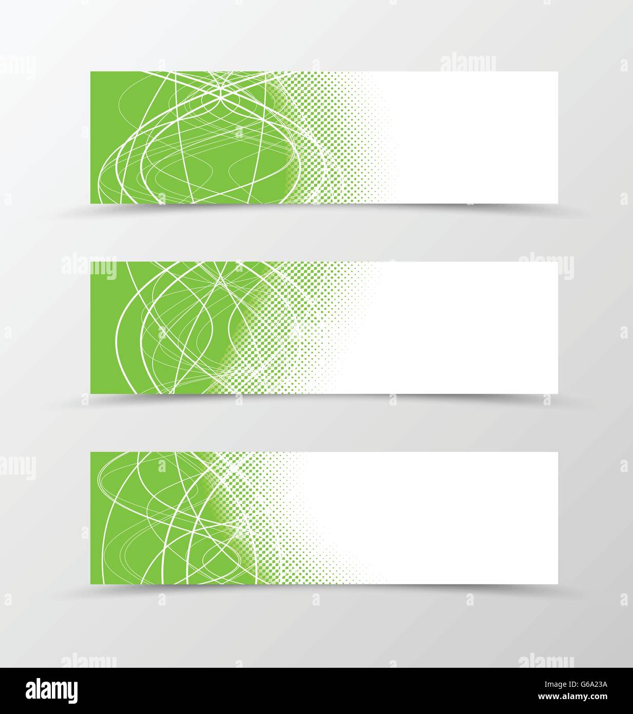 Set of banner wavy design Stock Vector Image & Art - Alamy