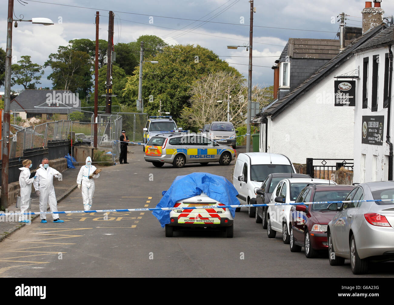Two dead in farm shooting Stock Photo - Alamy