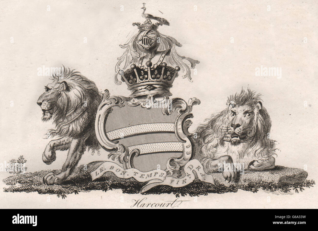 Harcourt arms hi-res stock photography and images - Alamy