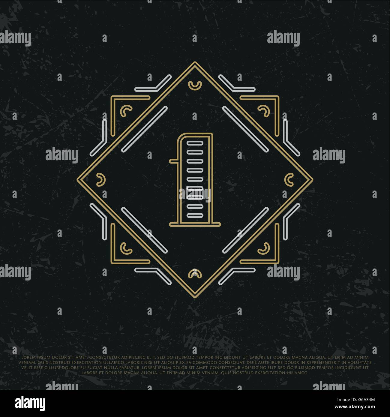 Vector Number One Stock Vector Image & Art - Alamy