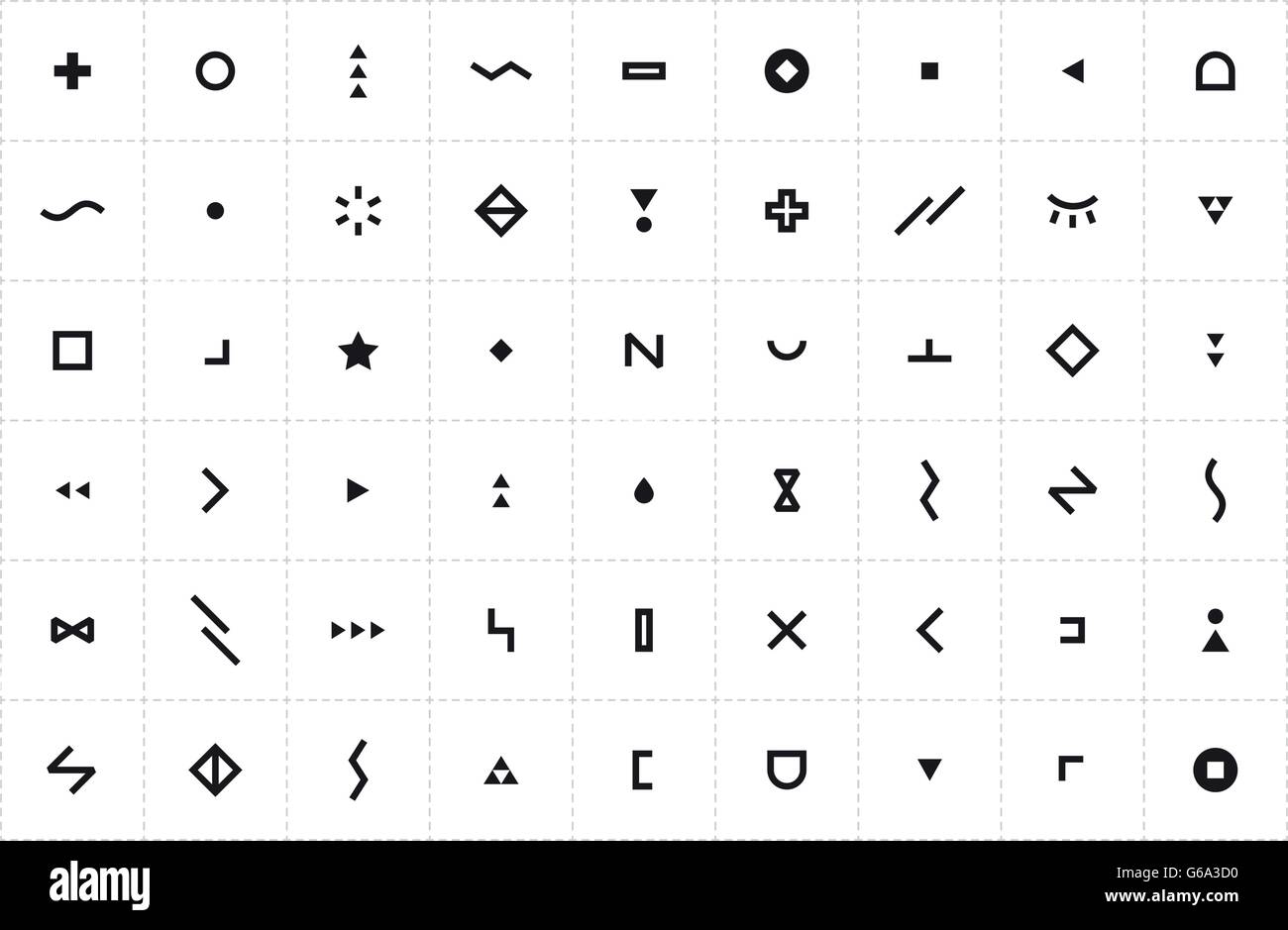 Abstract Vector Icons Stock Vector Image & Art - Alamy