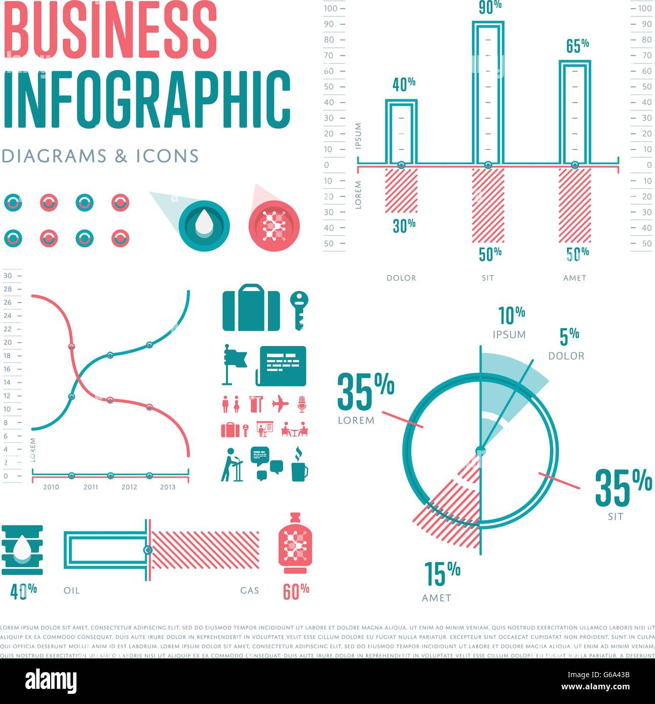 Retro bar graph hi-res stock photography and images - Alamy