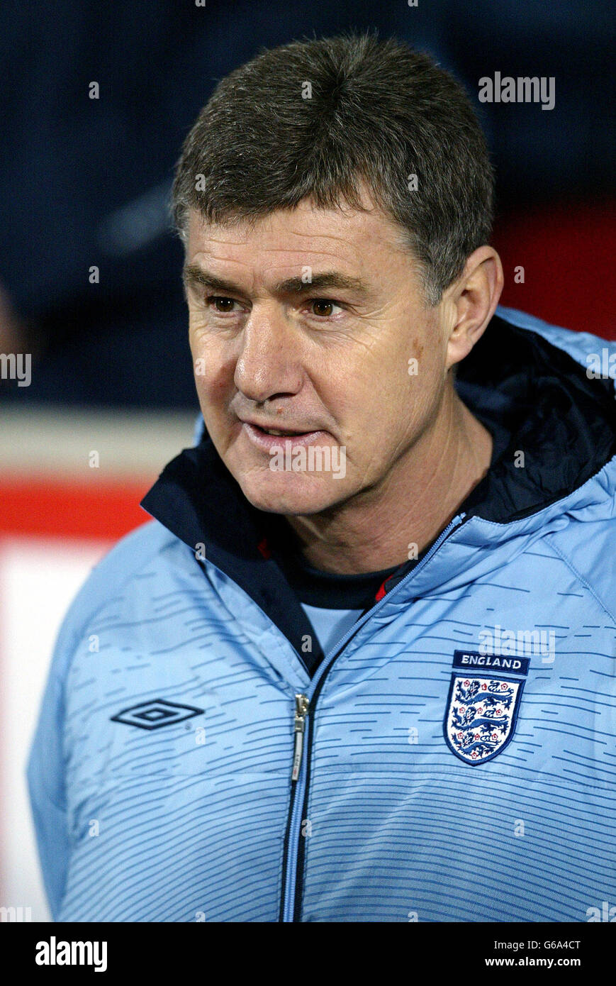 England coach Brian Kidd, during international game against Australia ...