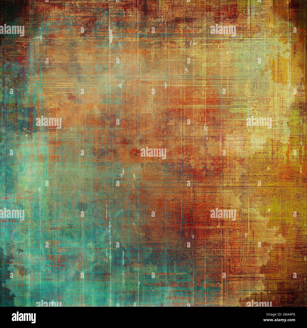 Vintage aged texture, old scratched background. With different color ...