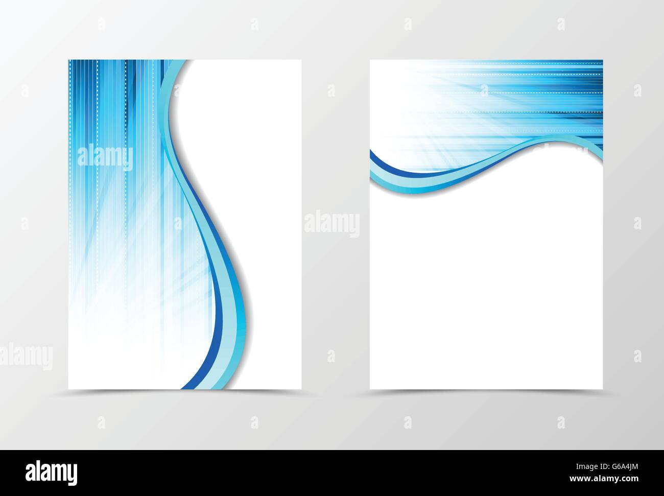 Flyer template wave design Stock Vector Image & Art - Alamy