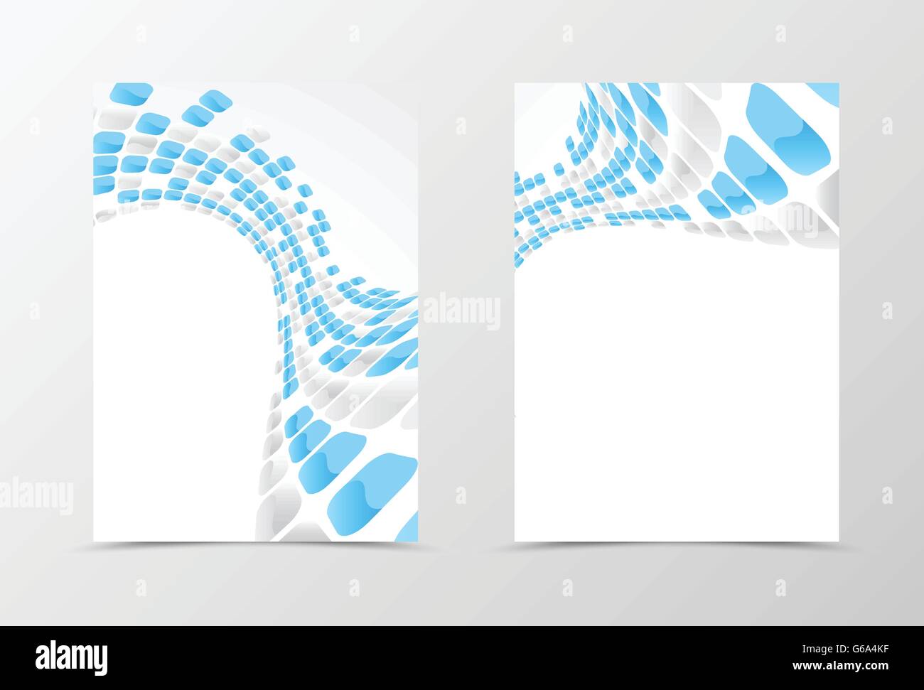 Flyer template wave design Stock Vector Image & Art - Alamy