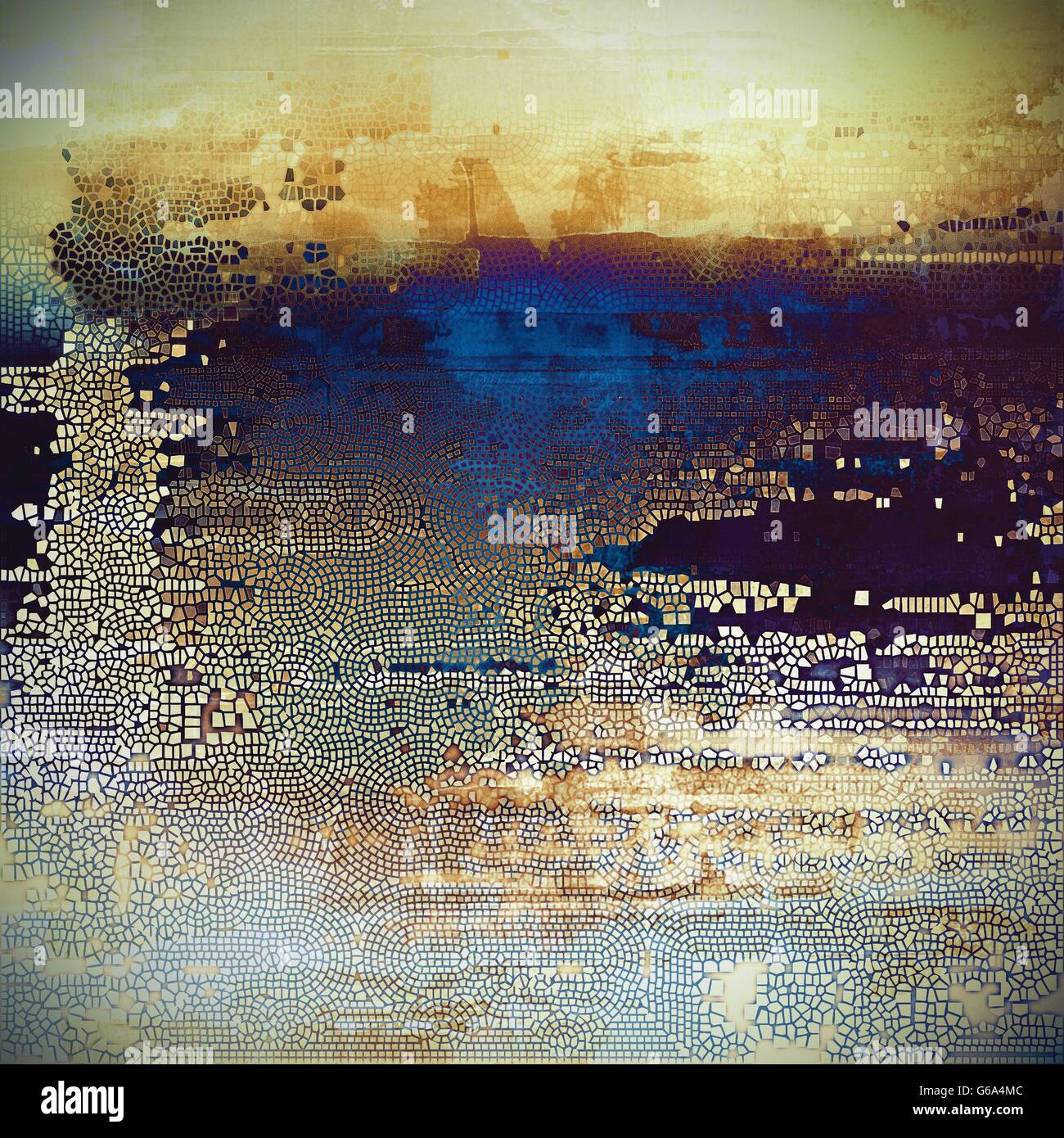 Old school frame or background with grungy textured elements and ...