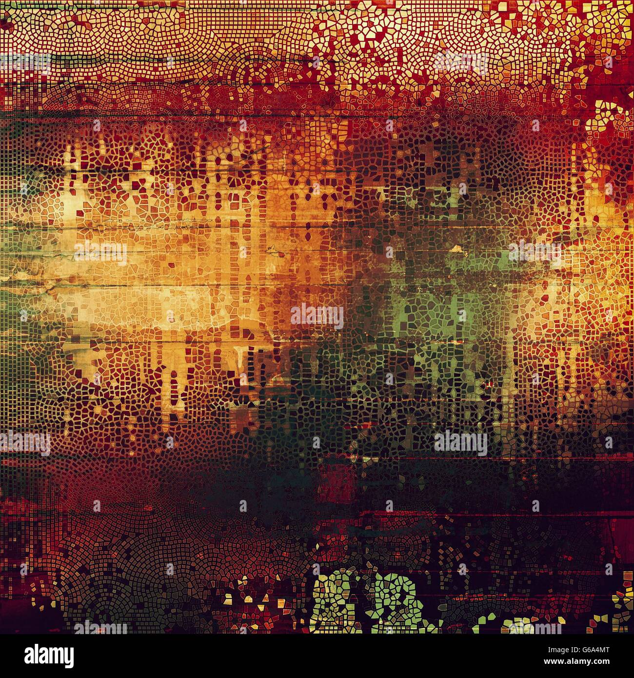 Grunge retro composition, textured vintage background. With different ...