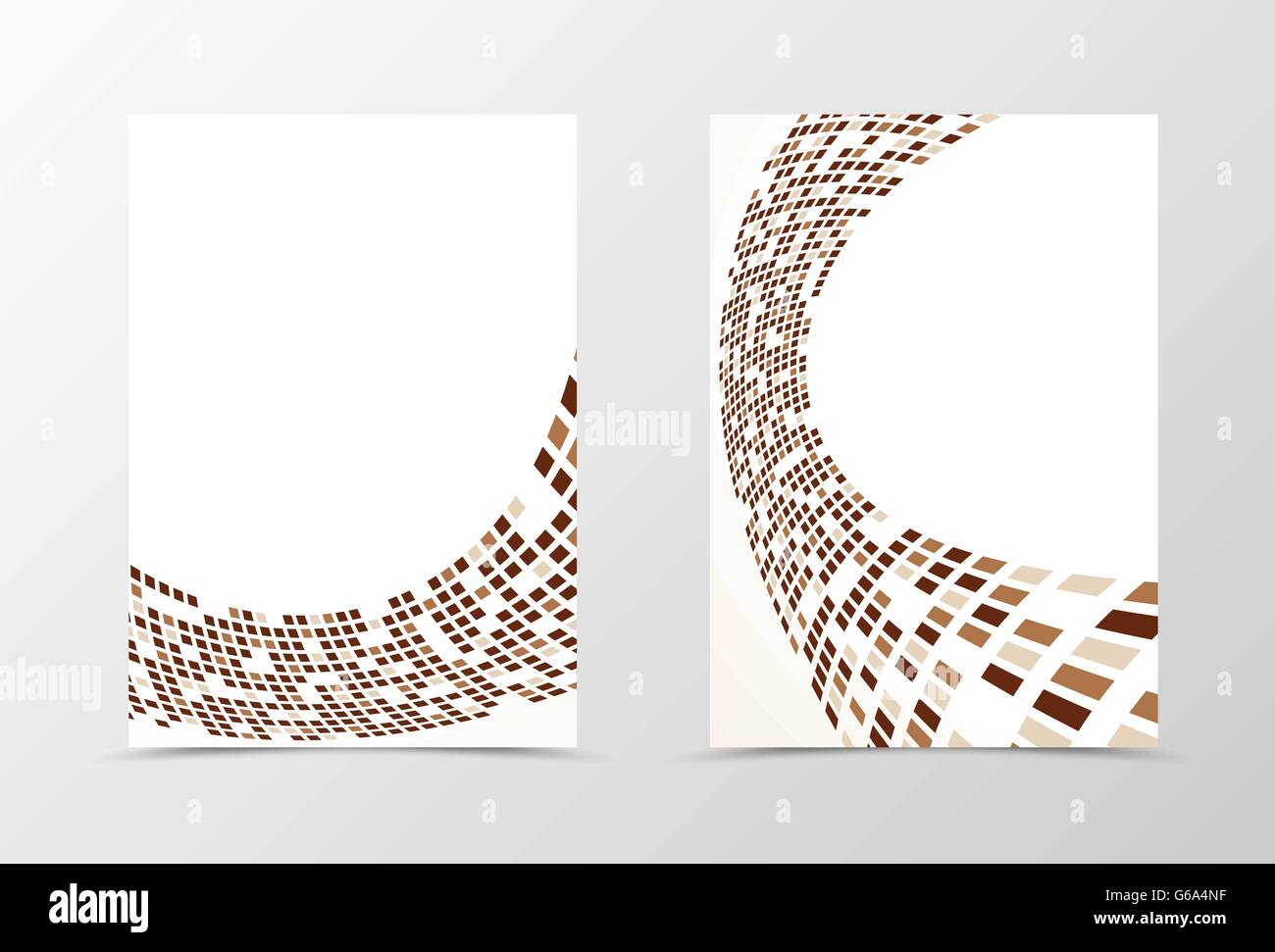 Flyer template wave design Stock Vector Image & Art - Alamy