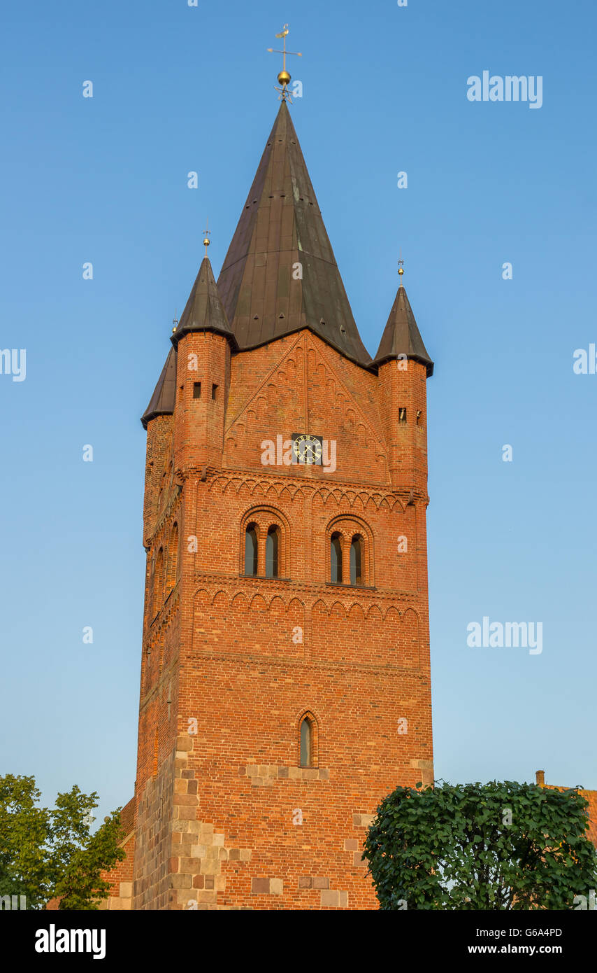 Tower of the Sankt Petri Church in Westerstede, Germany Stock Photo - Alamy