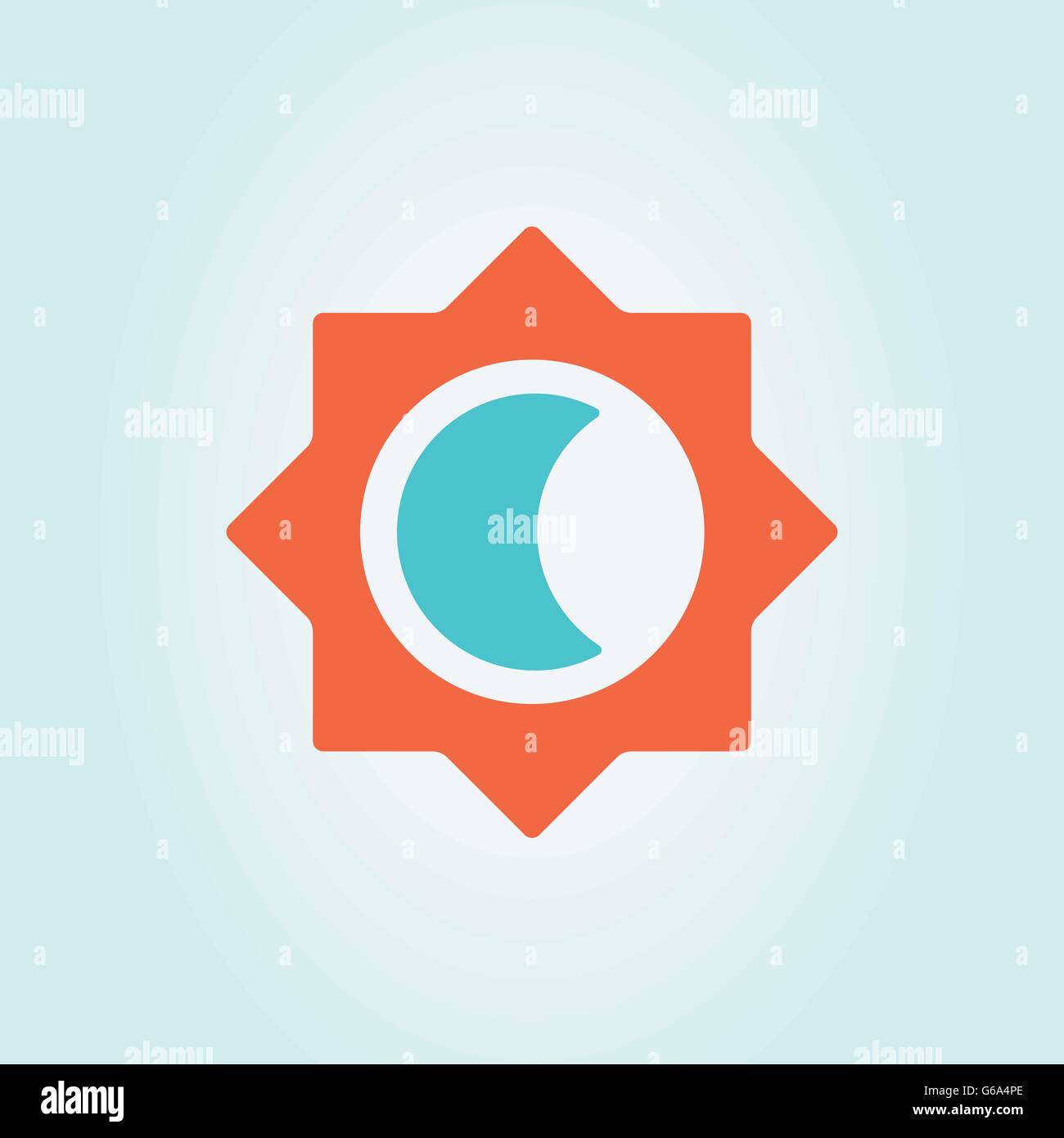Vector sun and moon logo Stock Vector Image & Art - Alamy