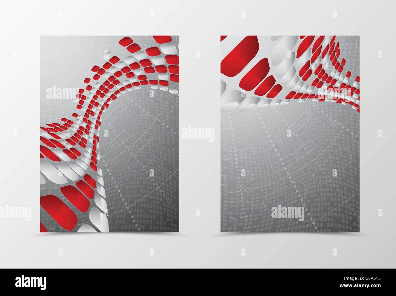 Flyer template wave design Stock Vector Image & Art - Alamy