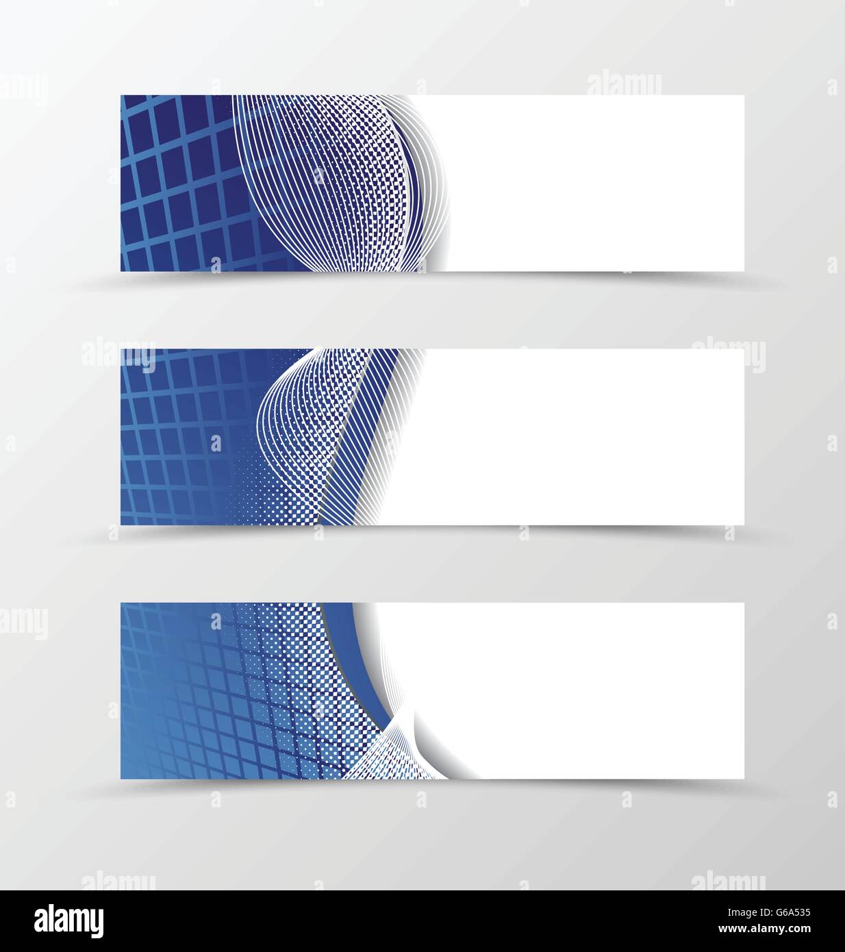 Set of banner grid design Stock Vector Image & Art - Alamy