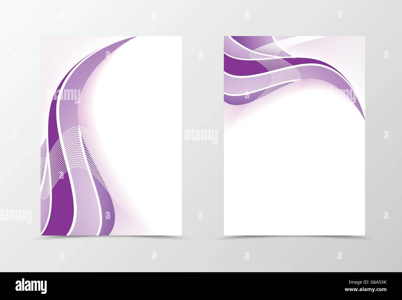 Smooth flyer template design Stock Vector Image & Art - Alamy