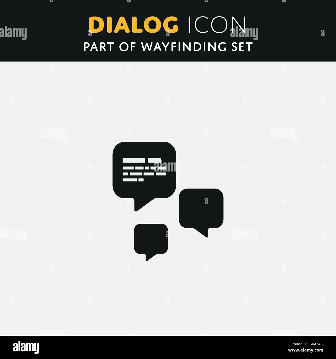 Vector Dialog icon Stock Vector Image & Art - Alamy