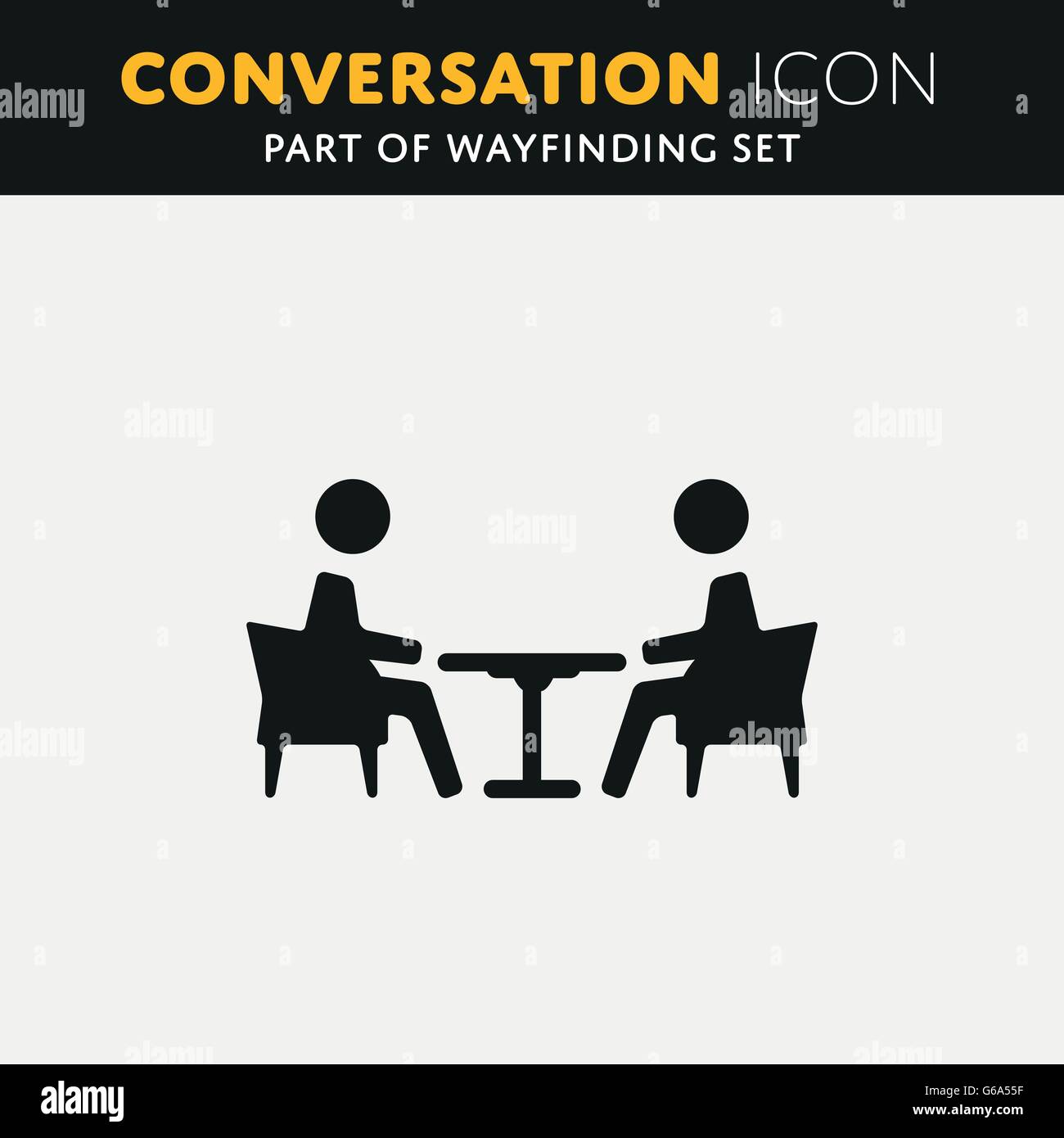 Vector conversation icon Stock Vector Image & Art - Alamy