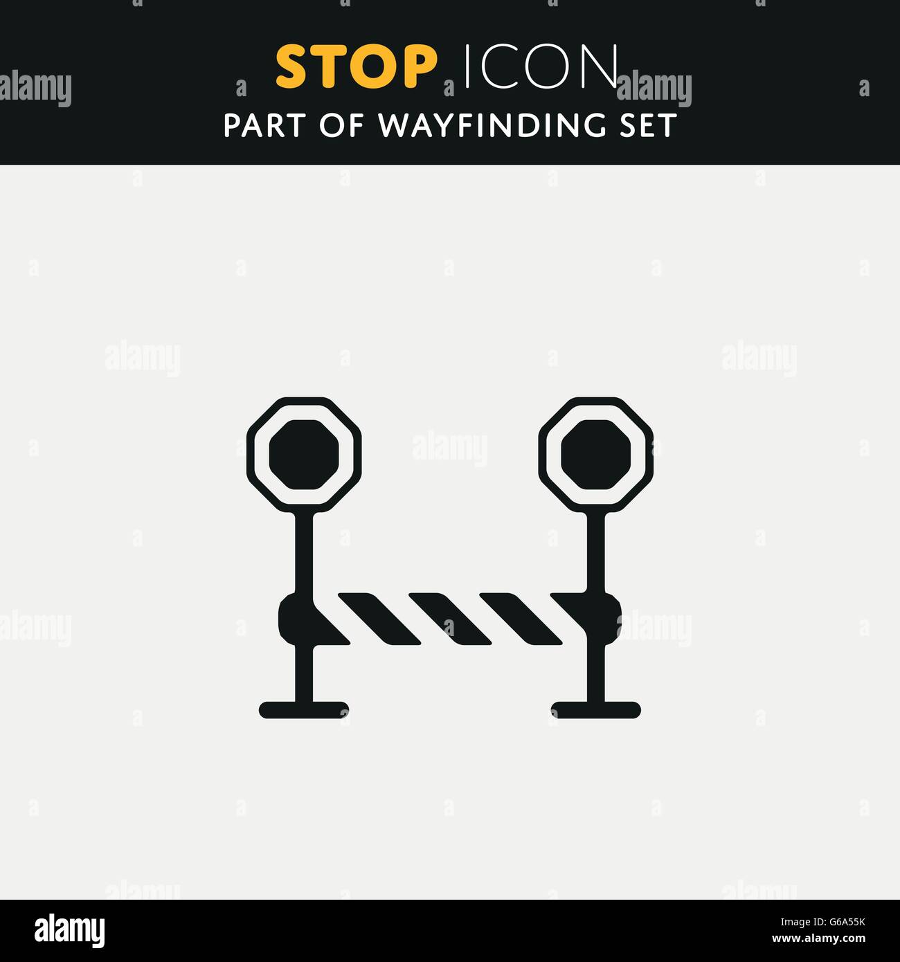 Stop look both ways hi-res stock photography and images - Alamy