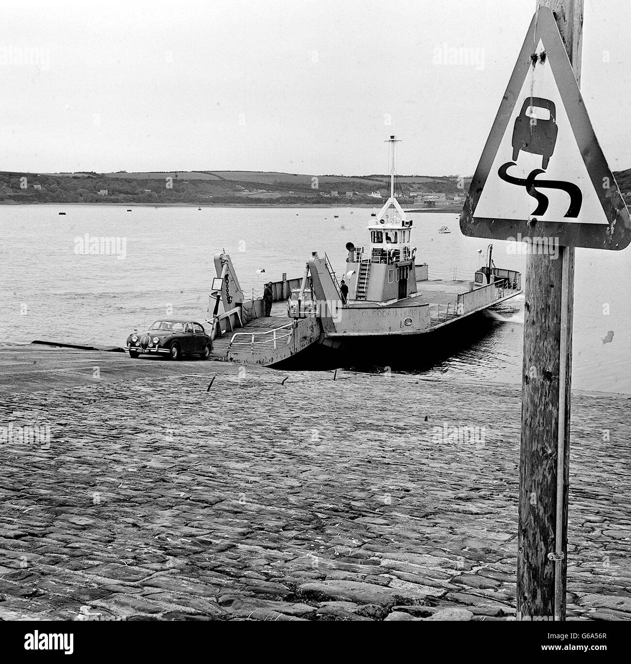 Ferry signage Black and White Stock Photos & Images - Alamy