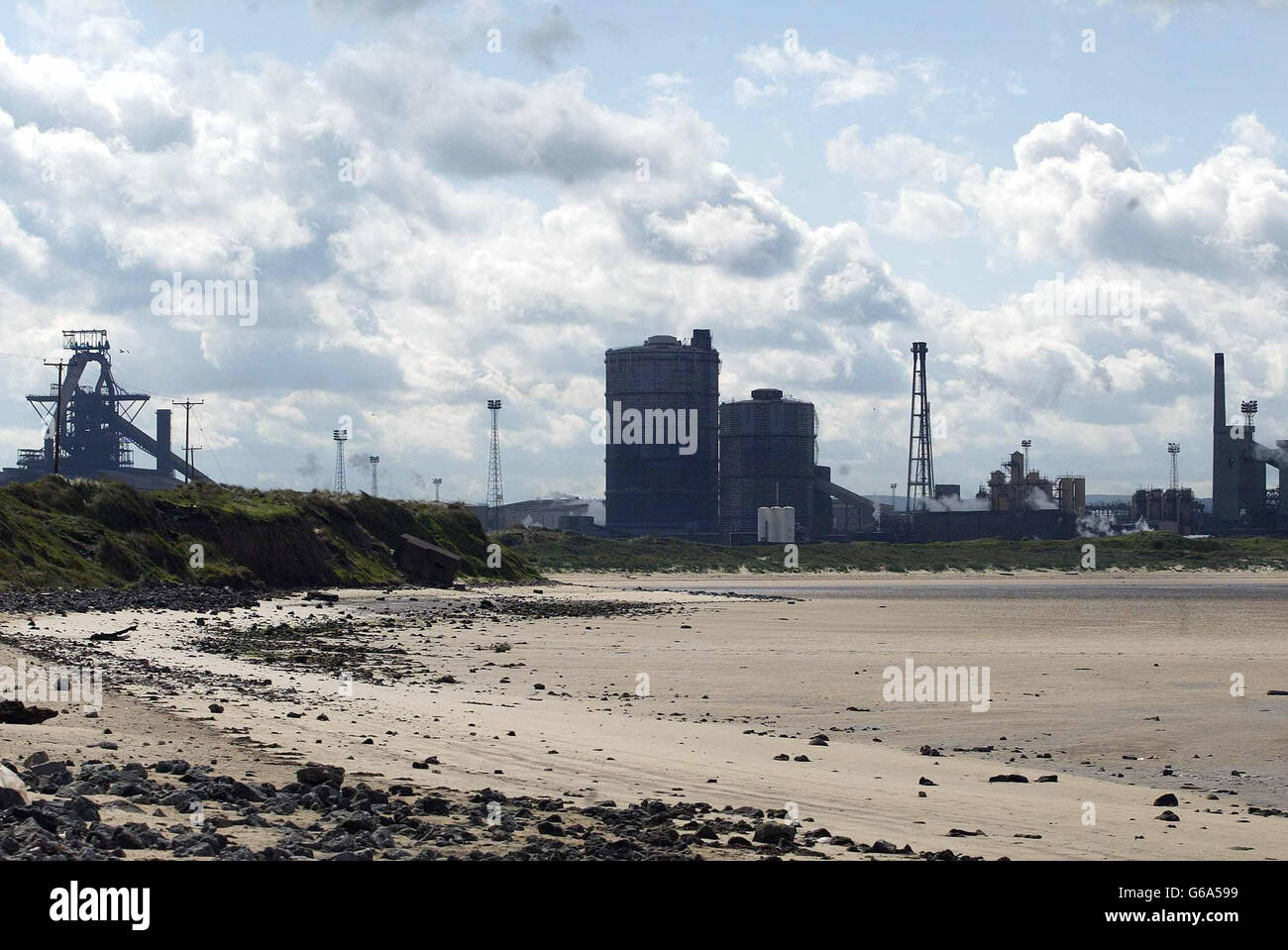 The Corus steel plant in Redcar, Teesside. Steel giant Corus stunned ...
