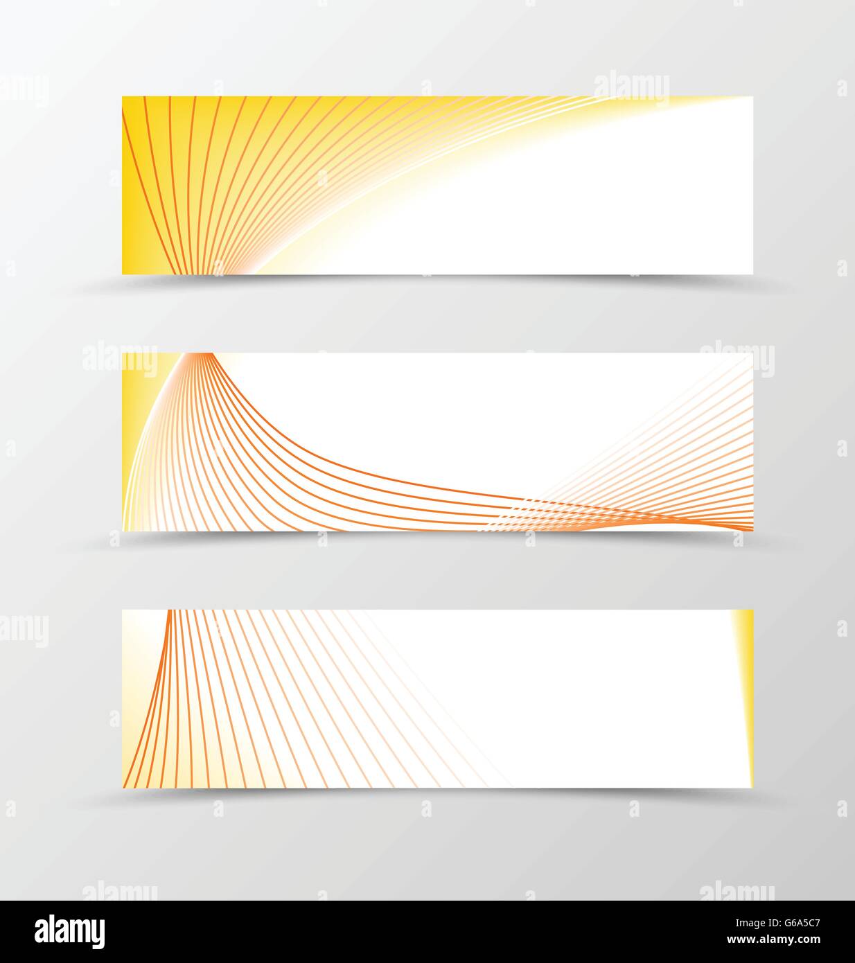 Set of banner smooth design Stock Vector Image & Art - Alamy