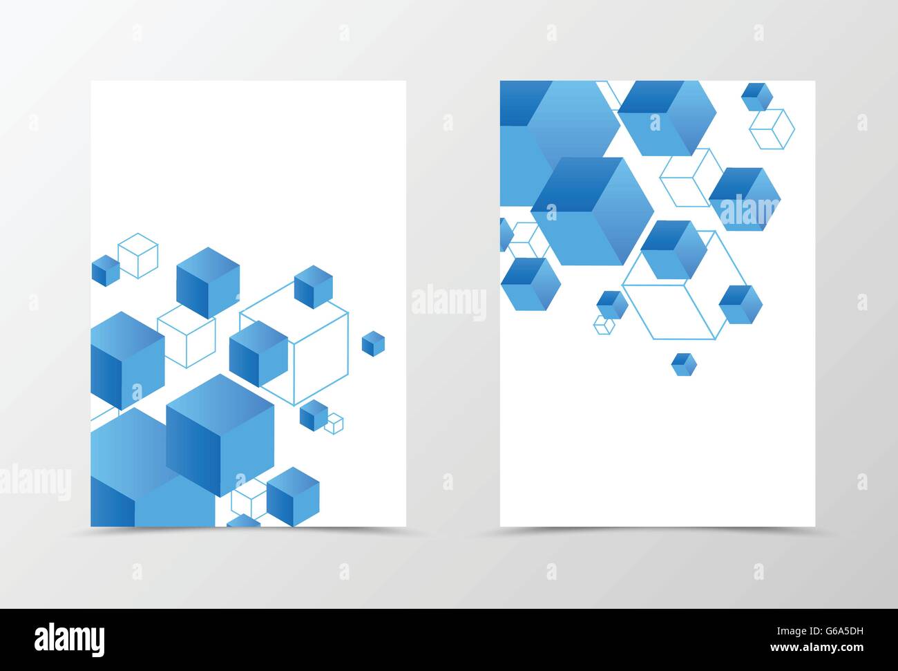 Geometric flyer template design Stock Vector Image & Art - Alamy